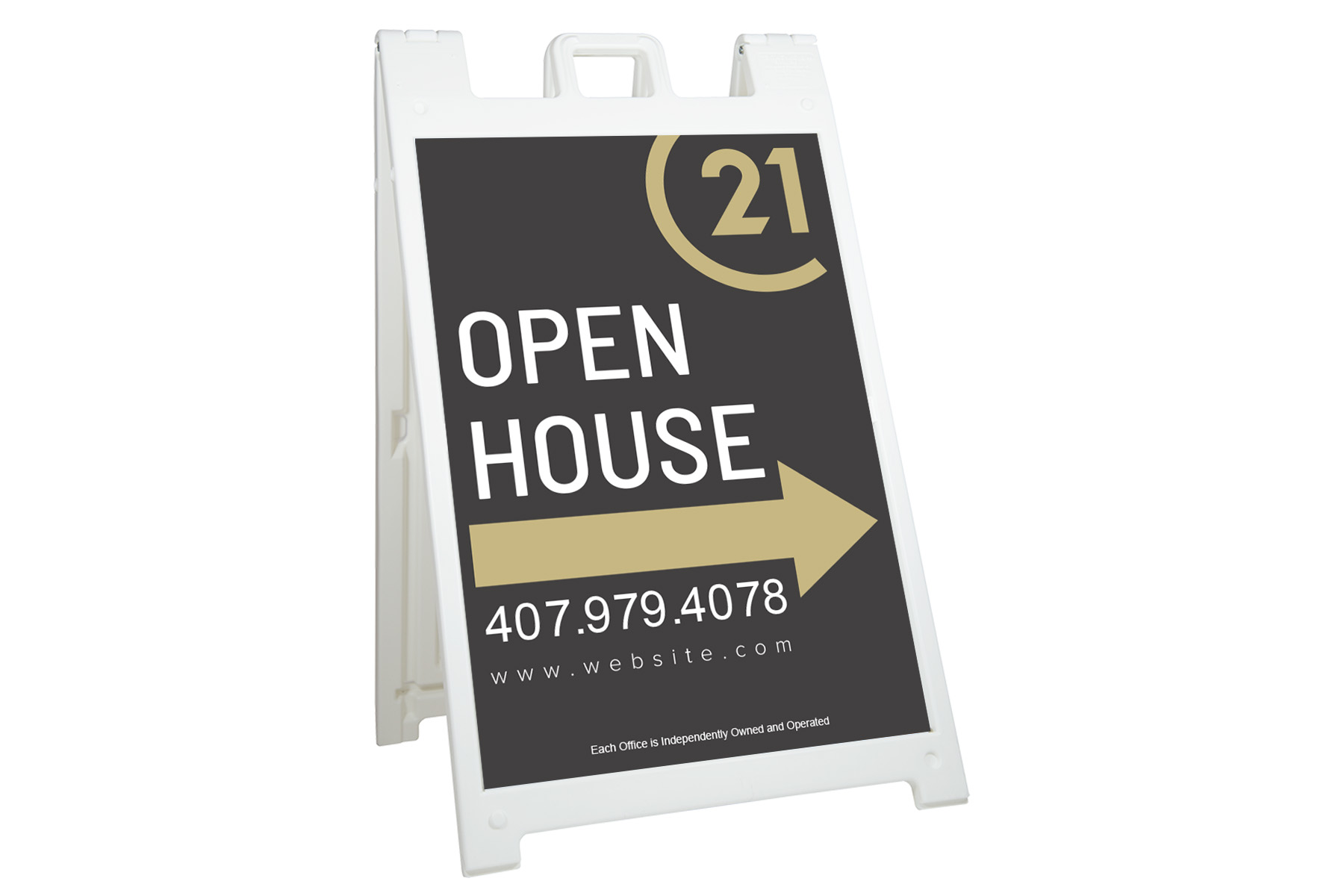 Century 21 | 24x36 Signicade® Deluxe A-Frame signs - AgentStore.com